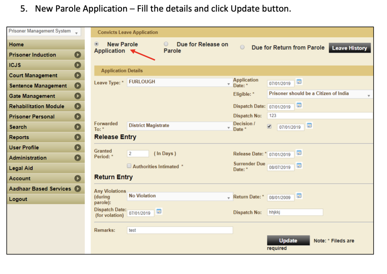 Parole - Justice Definitions Project
