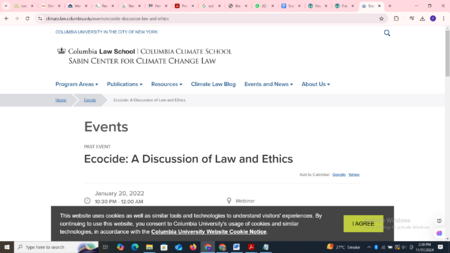 Ecocide - Justice Definitions Project