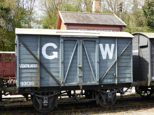 GWR 93016 Mink 'A' Covered Goods Van - SVR Wiki