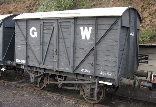 GWR 104621 Mink 'A' Covered Goods Van - SVR Wiki