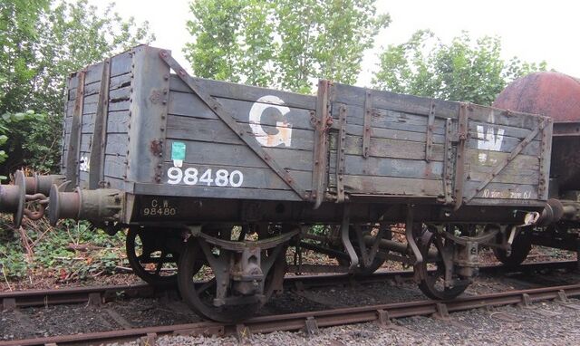GWR 98480 5 plank Open Goods Wagon - SVR Wiki