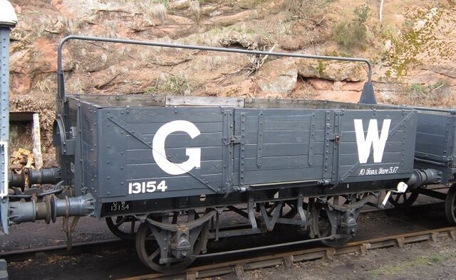 GWR 13154 5 plank Open Goods Wagon - SVR Wiki