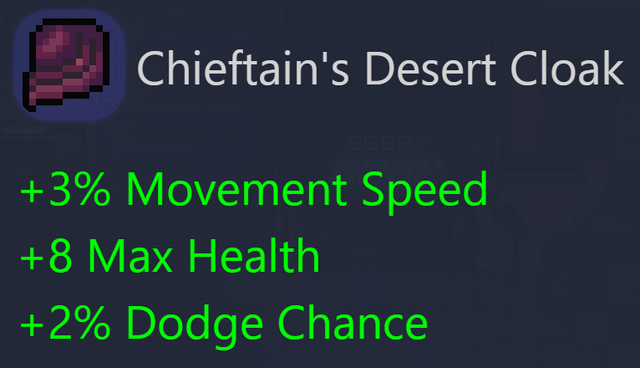 Chieftain's Desert Cloak - Wiki | Soulbound