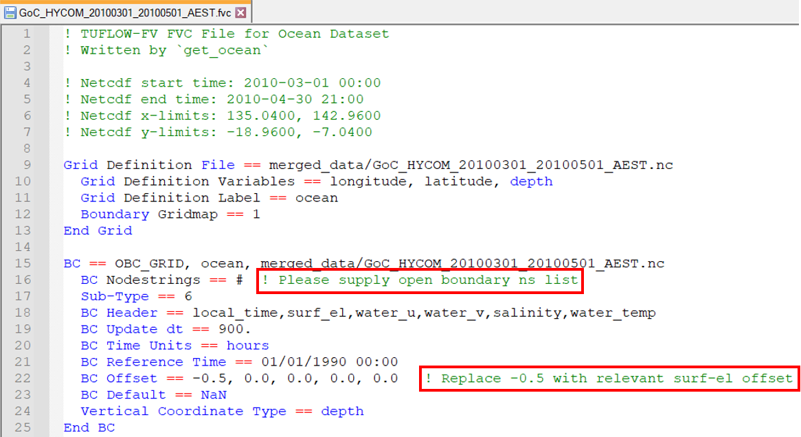 TUFLOW FV Get Ocean - TUFLOW FV Wiki