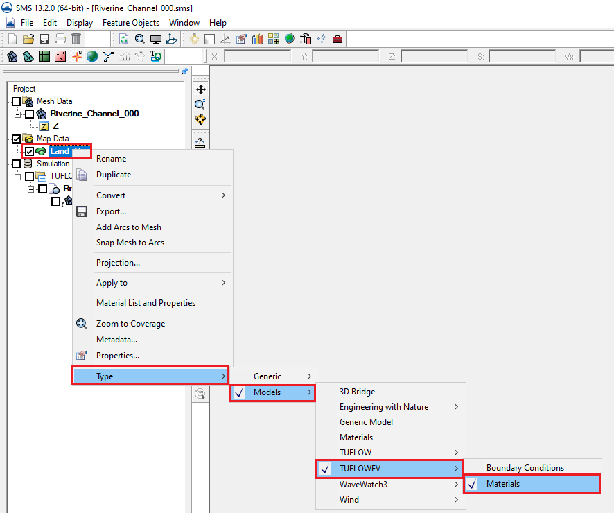 Tutorial M02 SMS Interface - TUFLOW FV Wiki