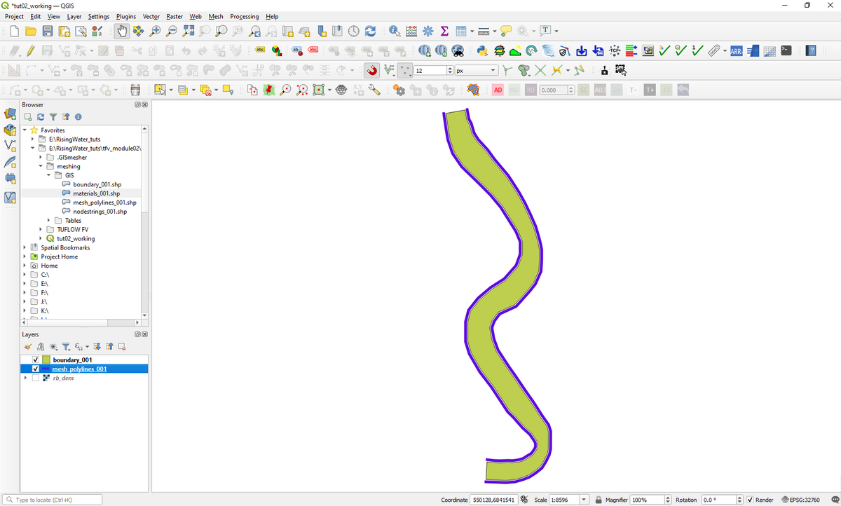 Meshing M02 Gis Mesher Tuflow Fv Wiki