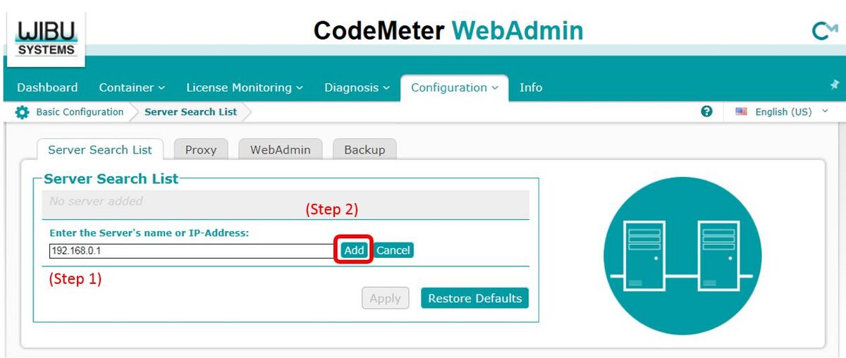 WIBU Configure Network Client - TUFLOW FV Wiki