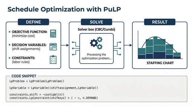 PuLP and Optimization for Scheduling - WFM Labs